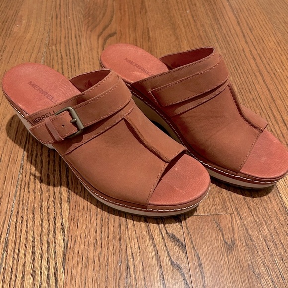 Merrell | Shoes | Merrell Halendi Slide Redwood Sequoia Size 75 | Poshmark